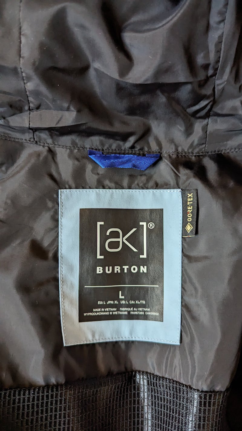 Men's Burton [ak] Cyclic GORE‑TEX 2L jacket review | dancedric